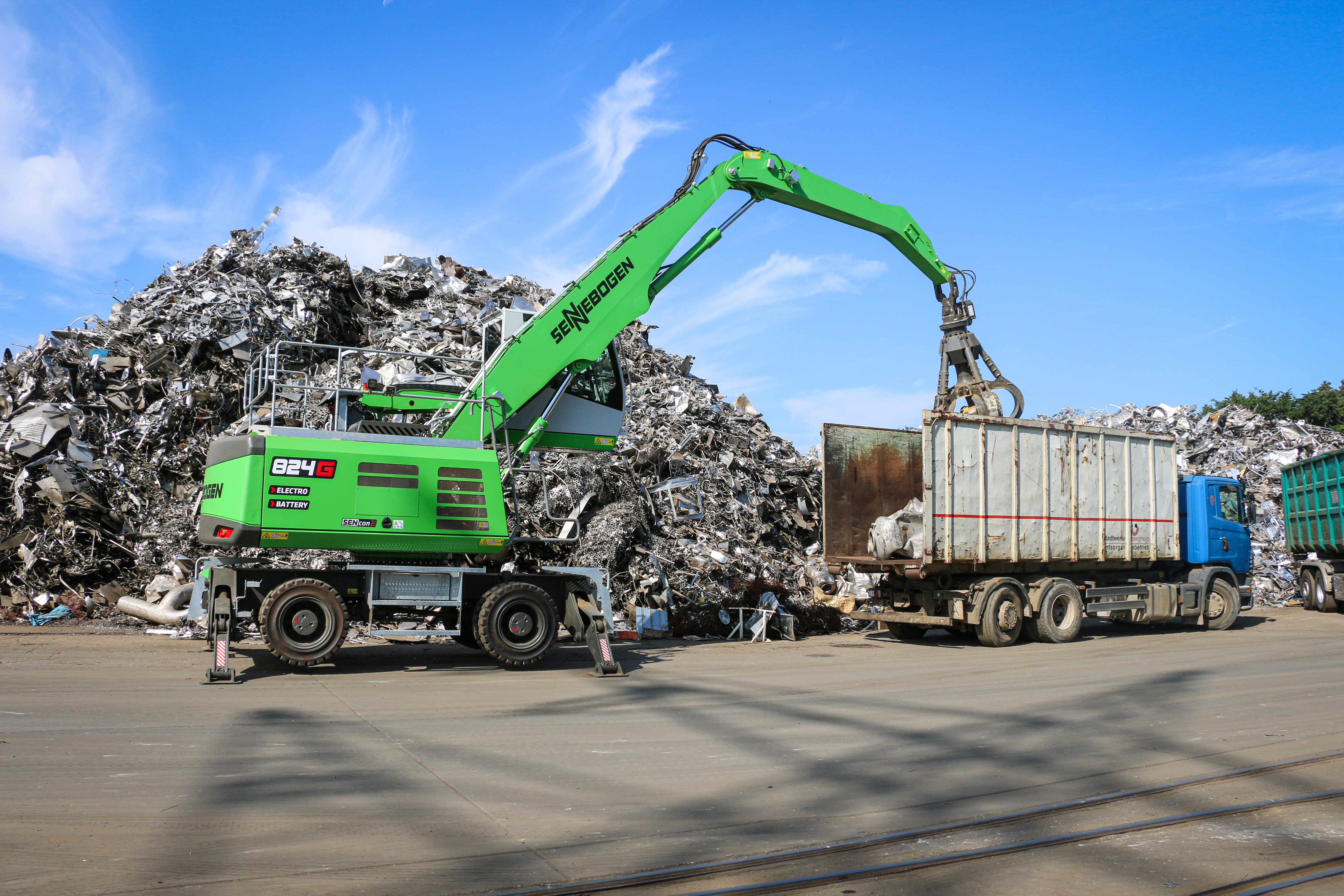 CRONIMET Alfa tests new SENNEBOGEN battery-powered excavator