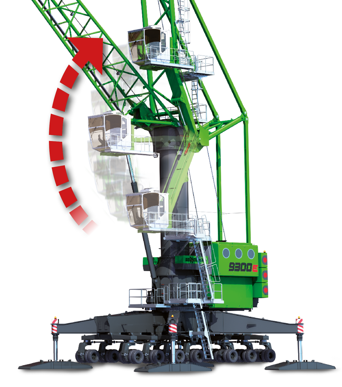 SENNEBOGEN mobile port crane 9300 E is on its way to Turkey ...