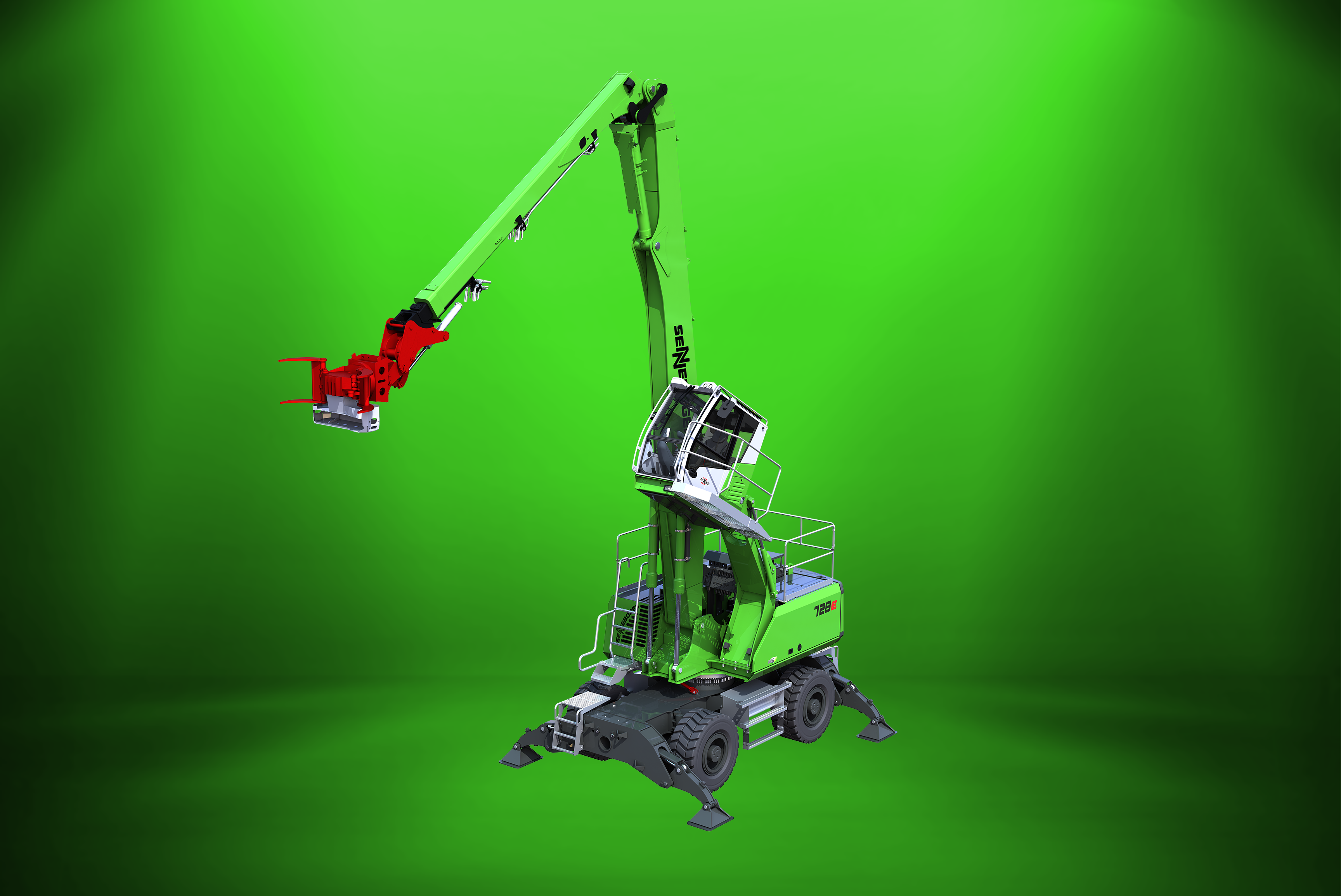 Tree care handler for tree maintenance | SENNEBOGEN 728