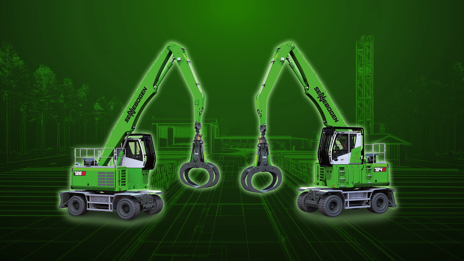 New pick and carry timber machines: 724 G and 726 G