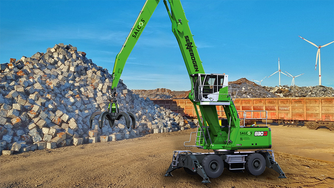 SENNEBOGEN with material handler made from "green steel"