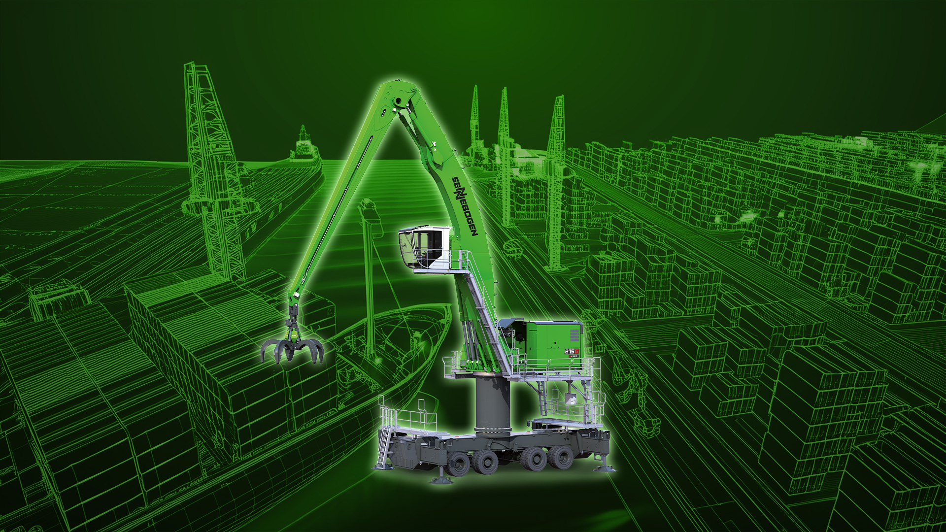 New port material handler with 32 m reach