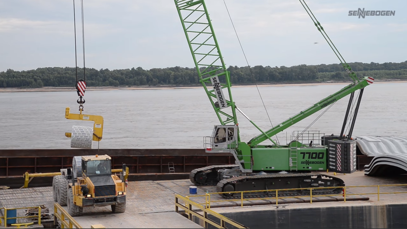 7700 G - 300 t Crawler Crane for large installations | SENNEBOGEN