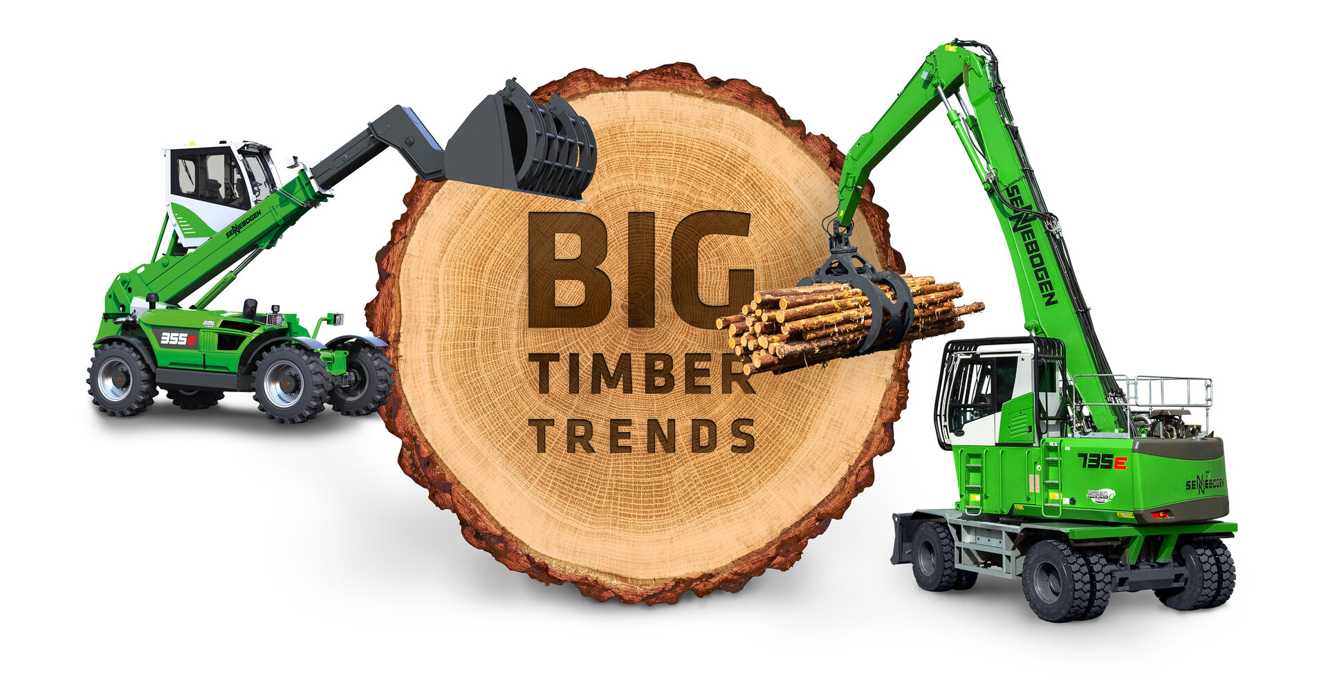 SENNEBOGEN at LIGNA 2023: solutions for timber handling