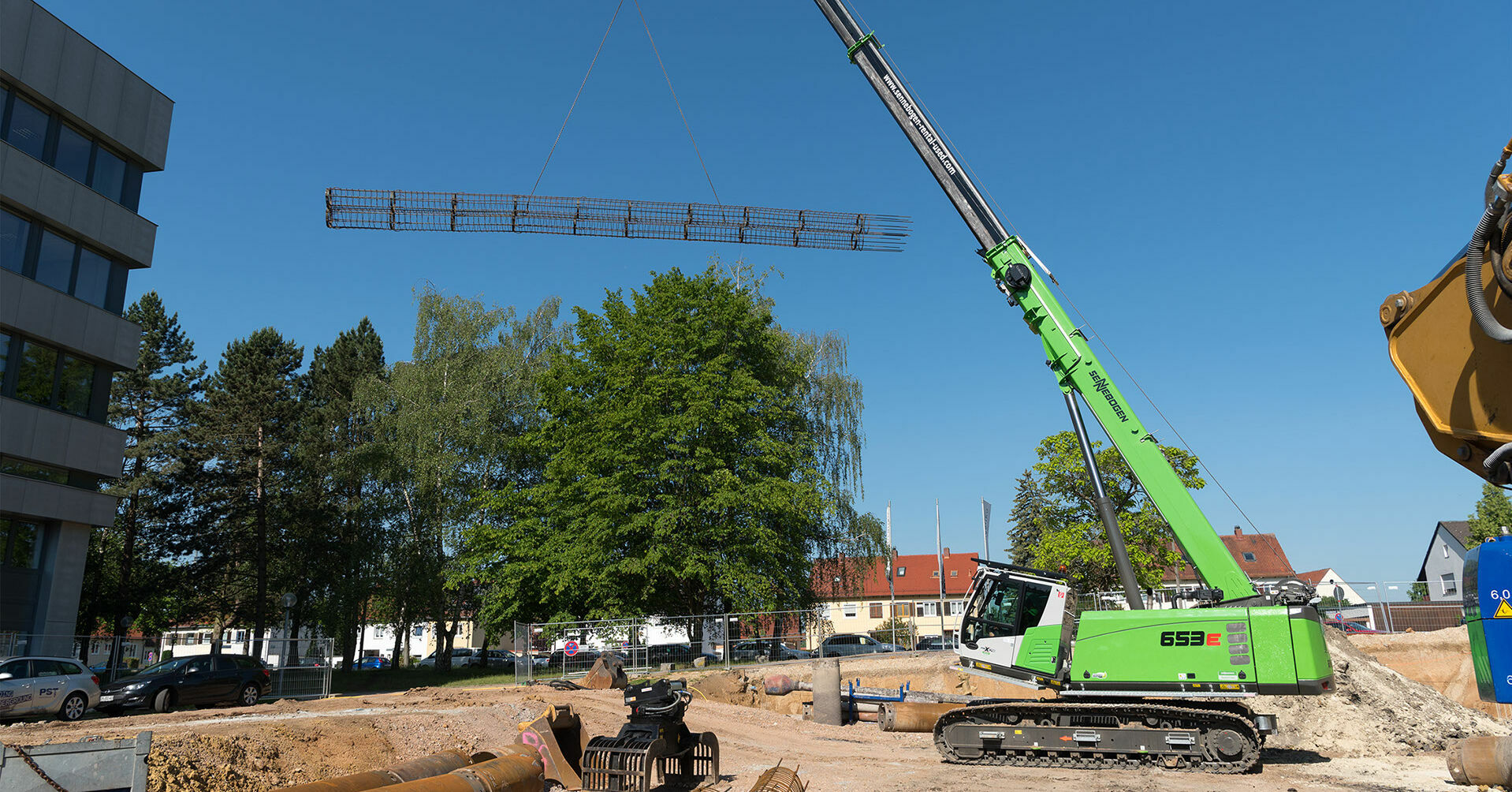 653 E - Telekran für Hochbau & Brückenbau | SENNEBOGEN