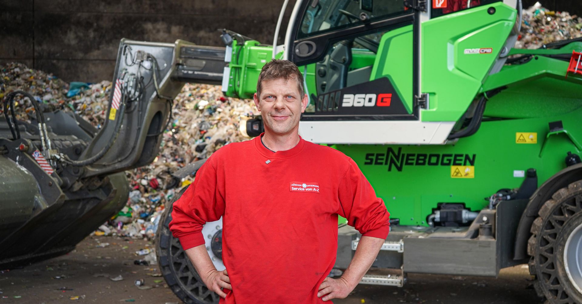 Industrial telehandler 360 G in the endurance test