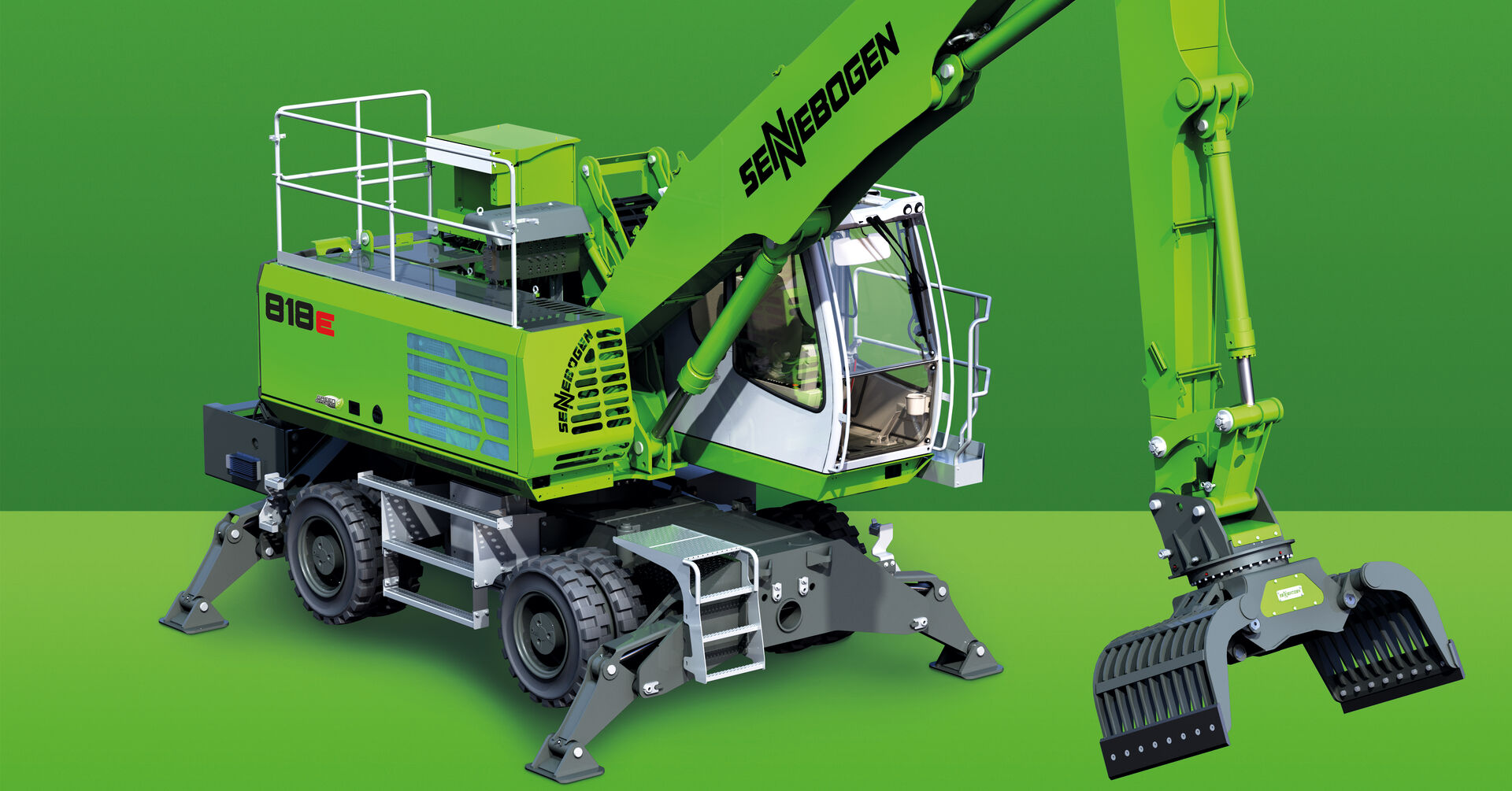SENNEBOGEN 818 – electric material handler for economical handling ...