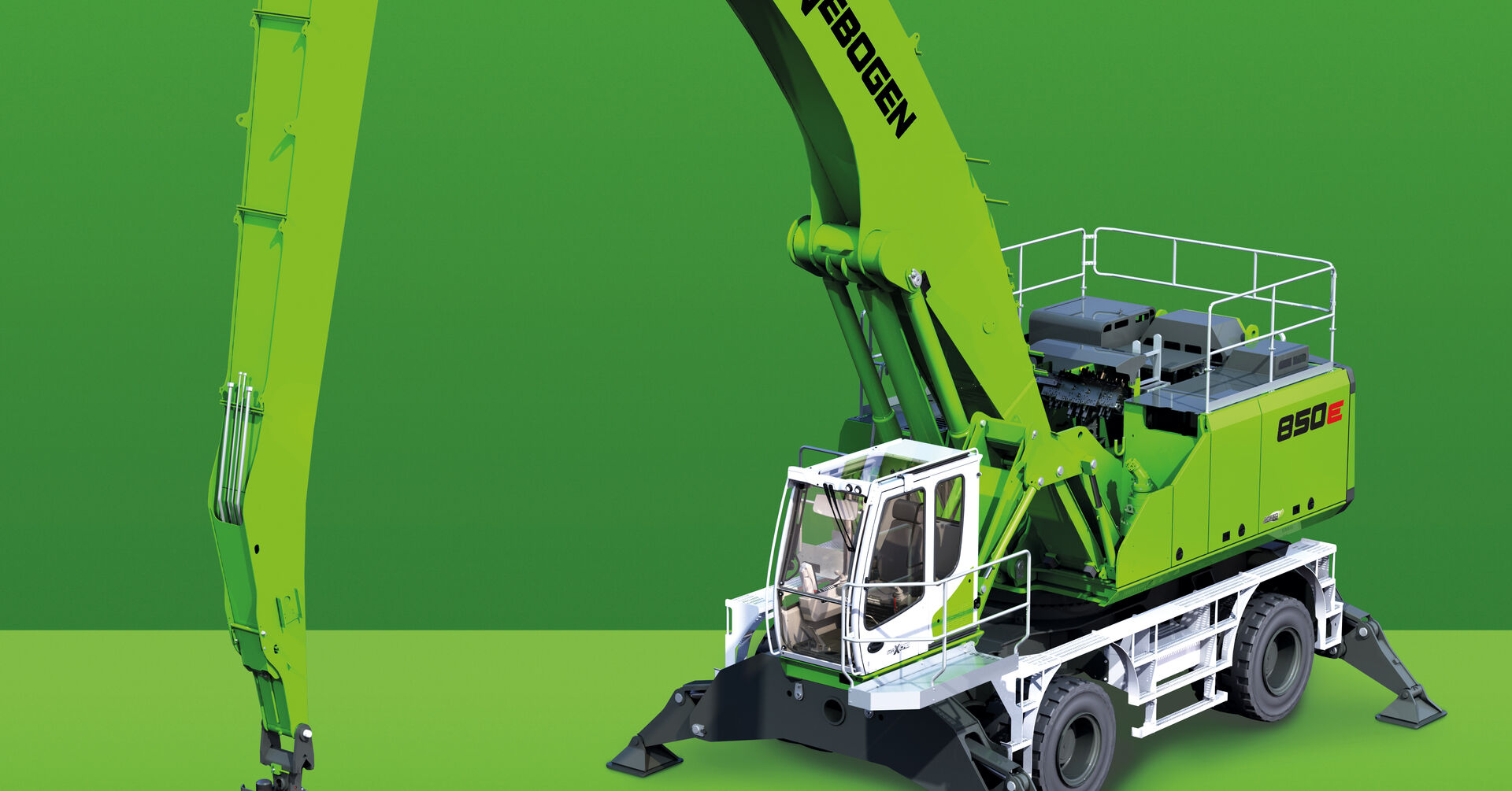 Up to 30% energy savings: SENNEBOGEN 850 E-Series material handlers for ...
