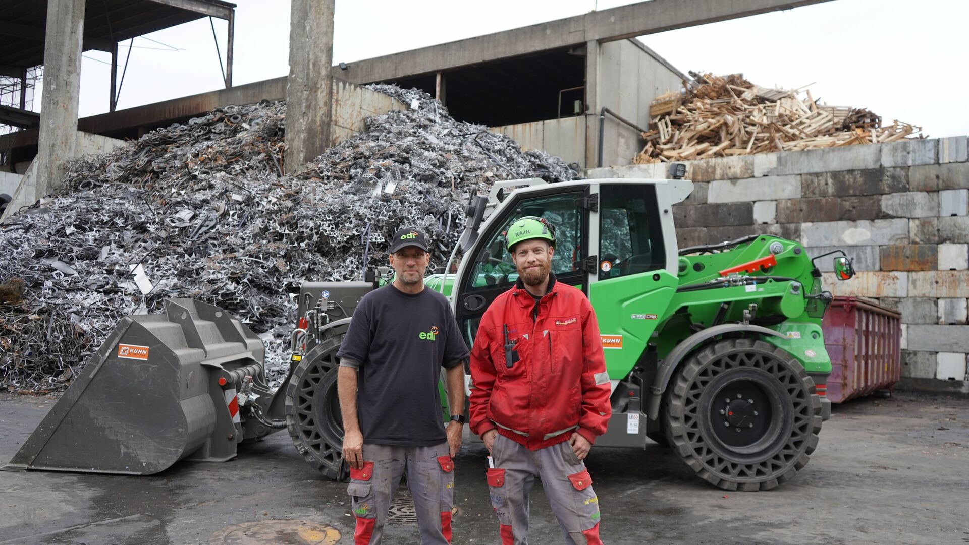 Multifunctional disposal concept for the recycling yard