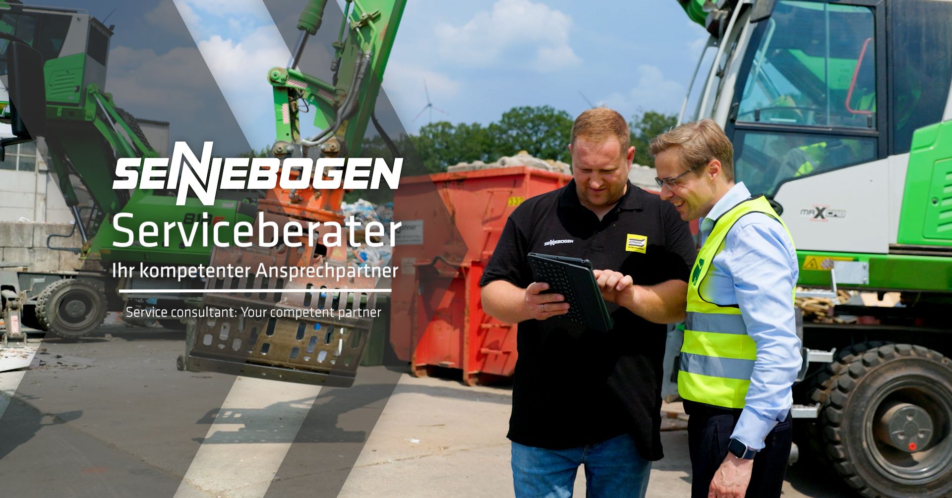 Your reliable contact | SENNEBOGEN service consultant