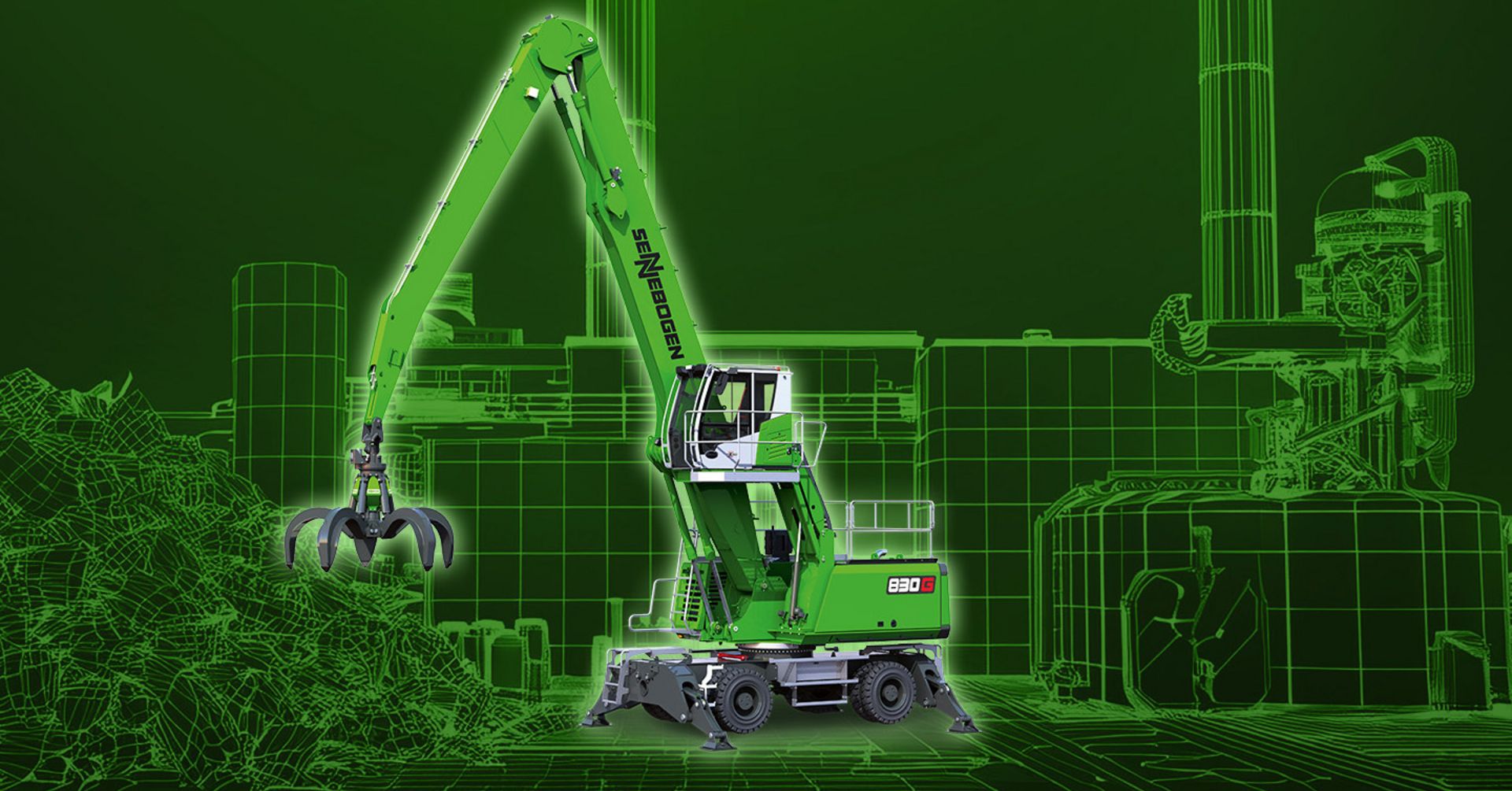 SENNEBOGEN 830 G-Series with 17 m reach