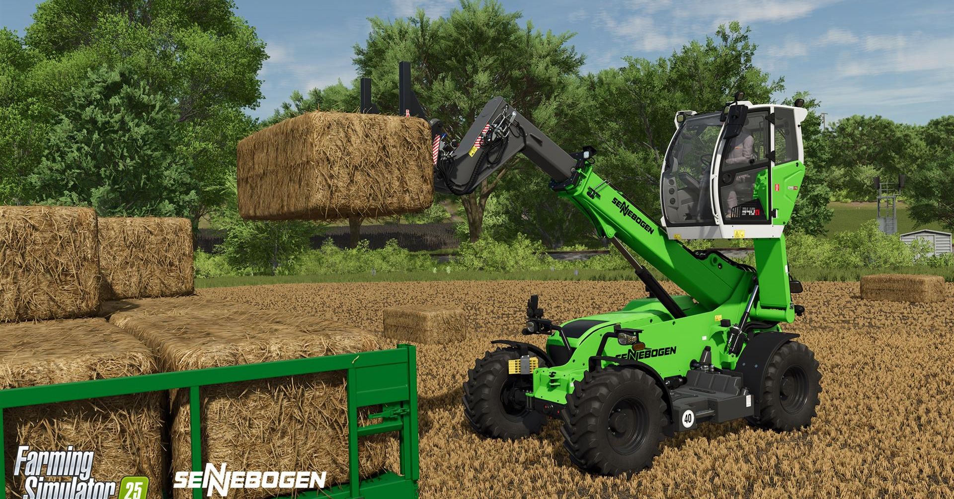 Landwirtschafts-Simulator 25 mit SENNEBOGEN