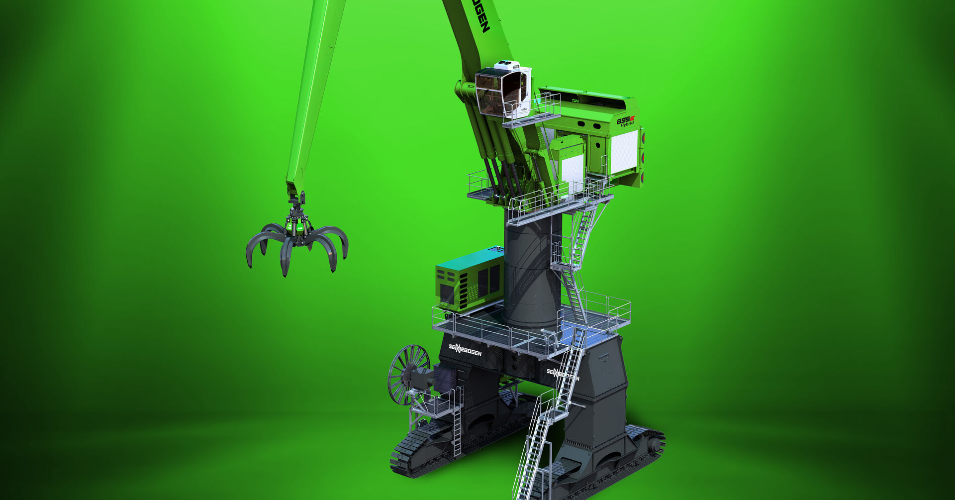 The world's largest material handler: The new SENNEBOGEN 895 E sets new ...