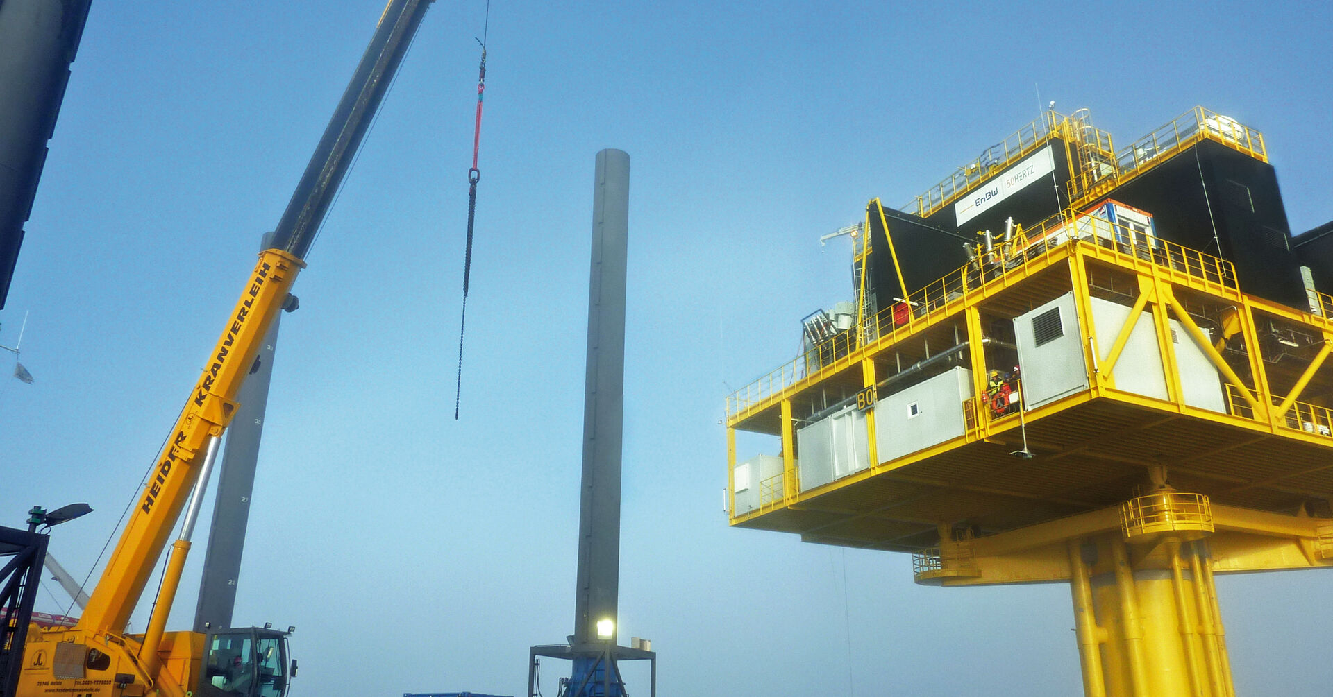 SENNEBOGEN 683 Telescopic Crawler Crane in Offshore Use - SENNEBOGEN ...