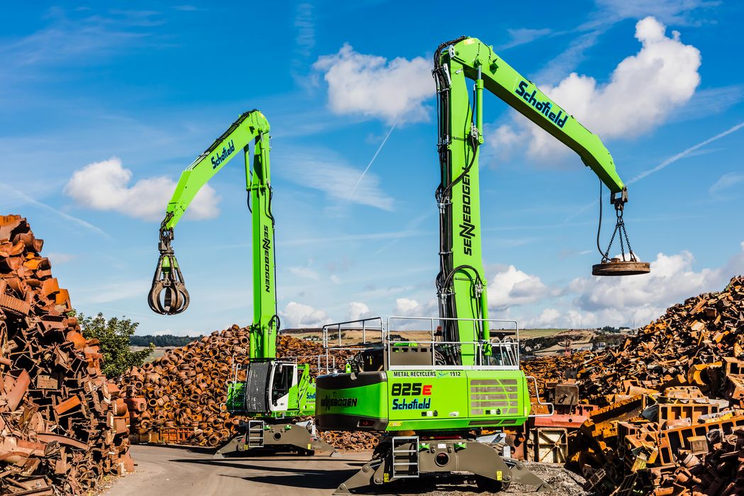 Material handlers for scrap handling | SENNEBOGEN