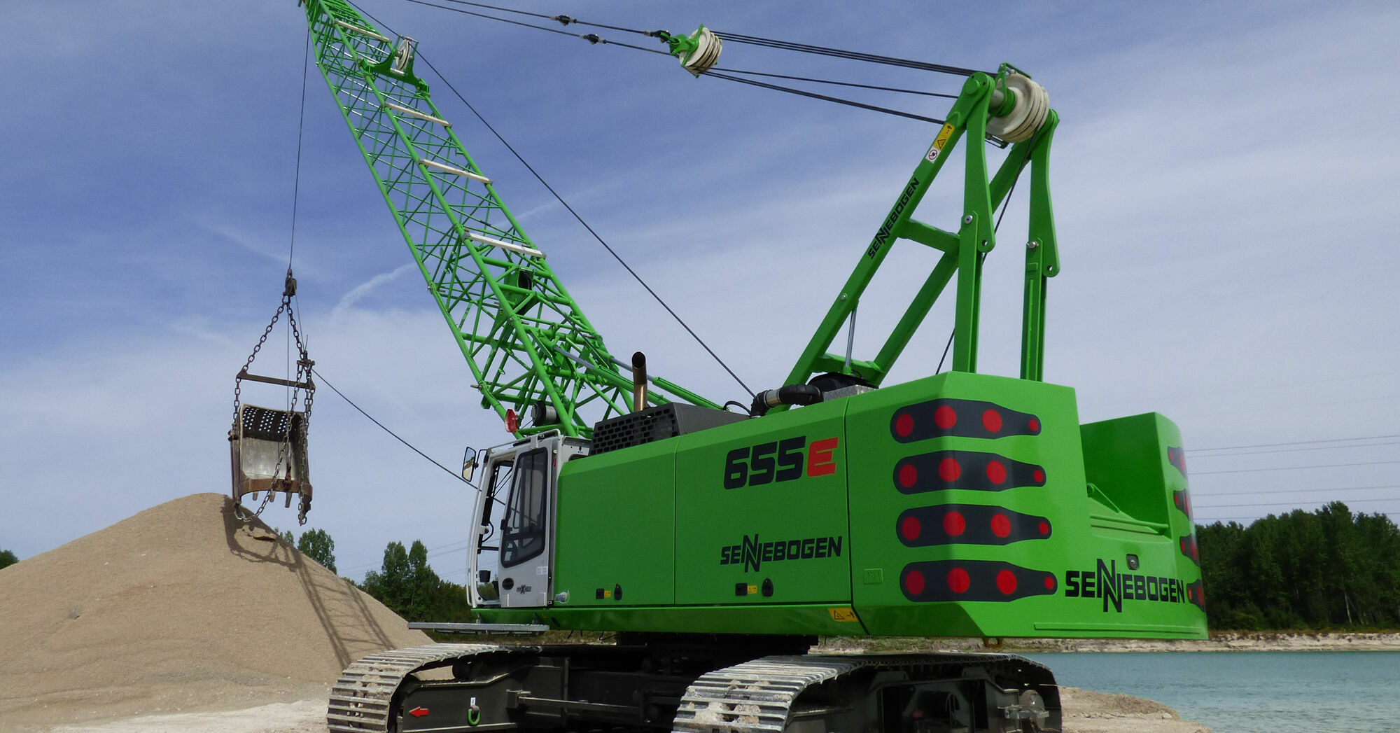 655 E - 55 t duty cycle crane for construction sites + extraction ...
