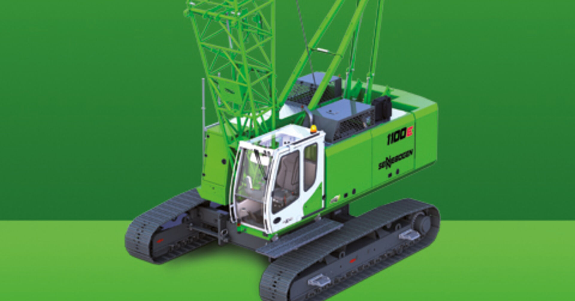 New model: SENNEBOGEN 50 t crawler crane - SENNEBOGEN Maschinenfabrik GmbH