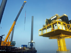SENNEBOGEN 683 Telescopic Crawler Crane in Offshore Use - SENNEBOGEN ...