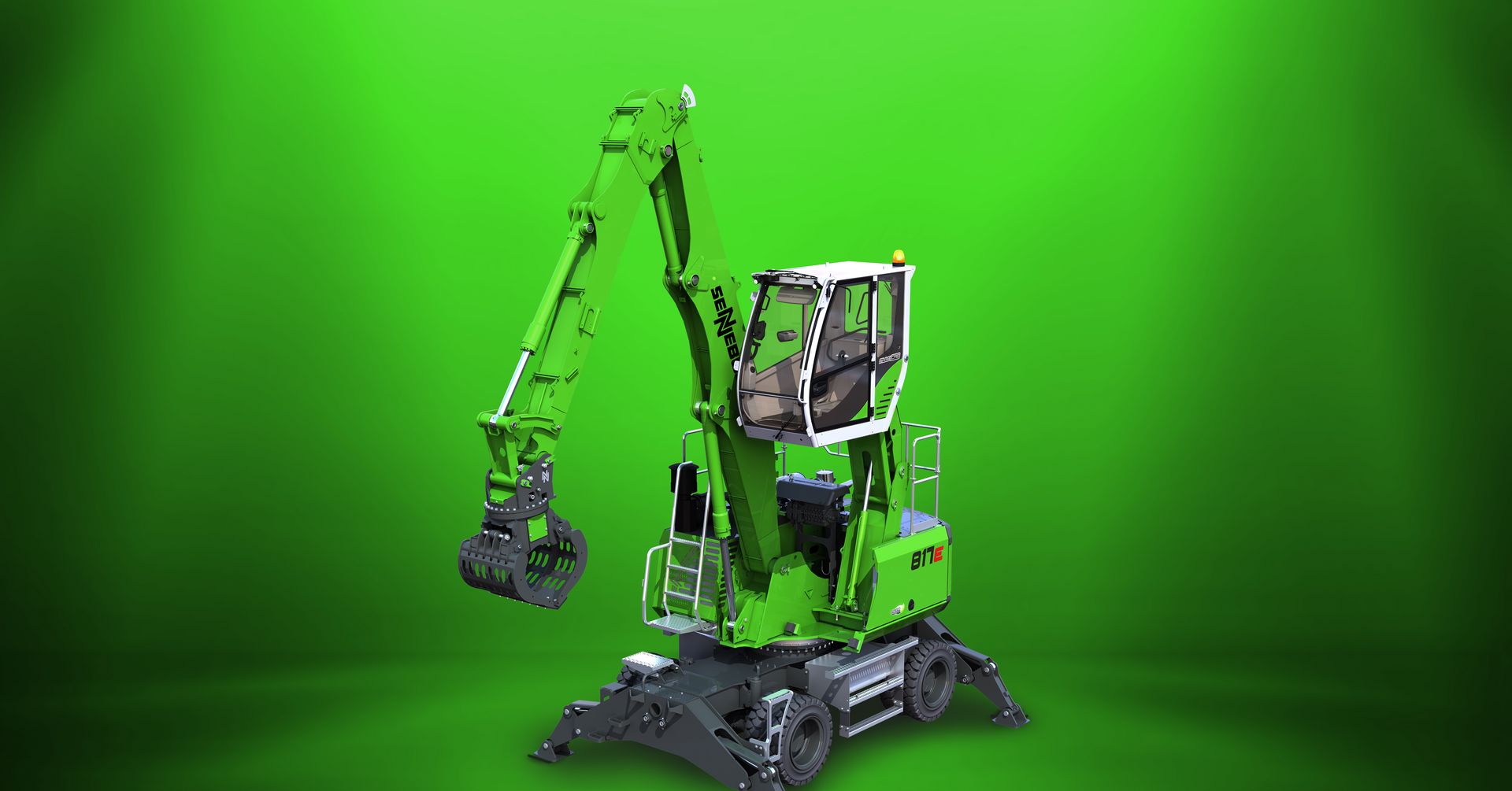 SENNEBOGEN 817 E: Compact, flexible, versatile – and now electric too ...