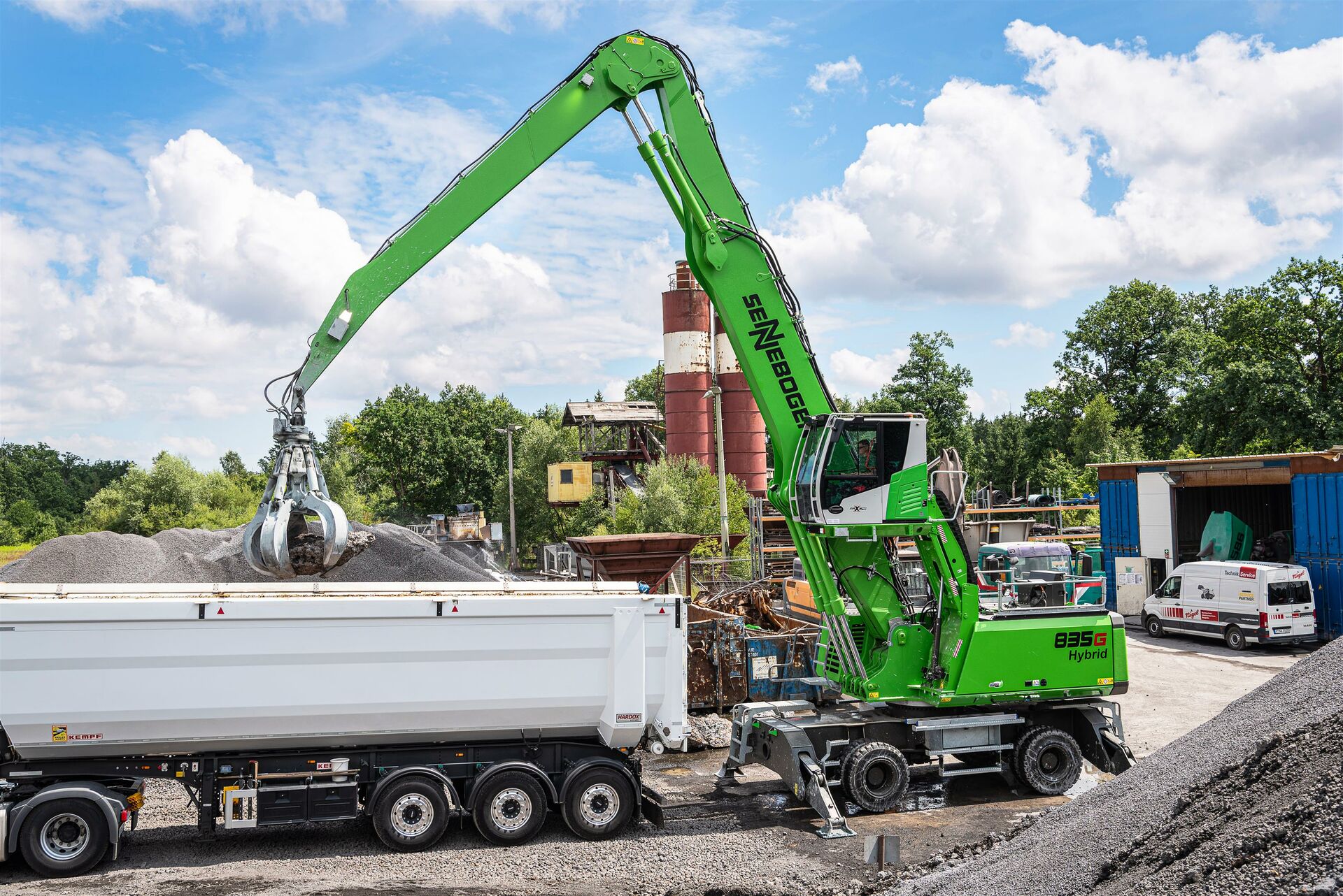 New machine for bulk handling: first customer tests