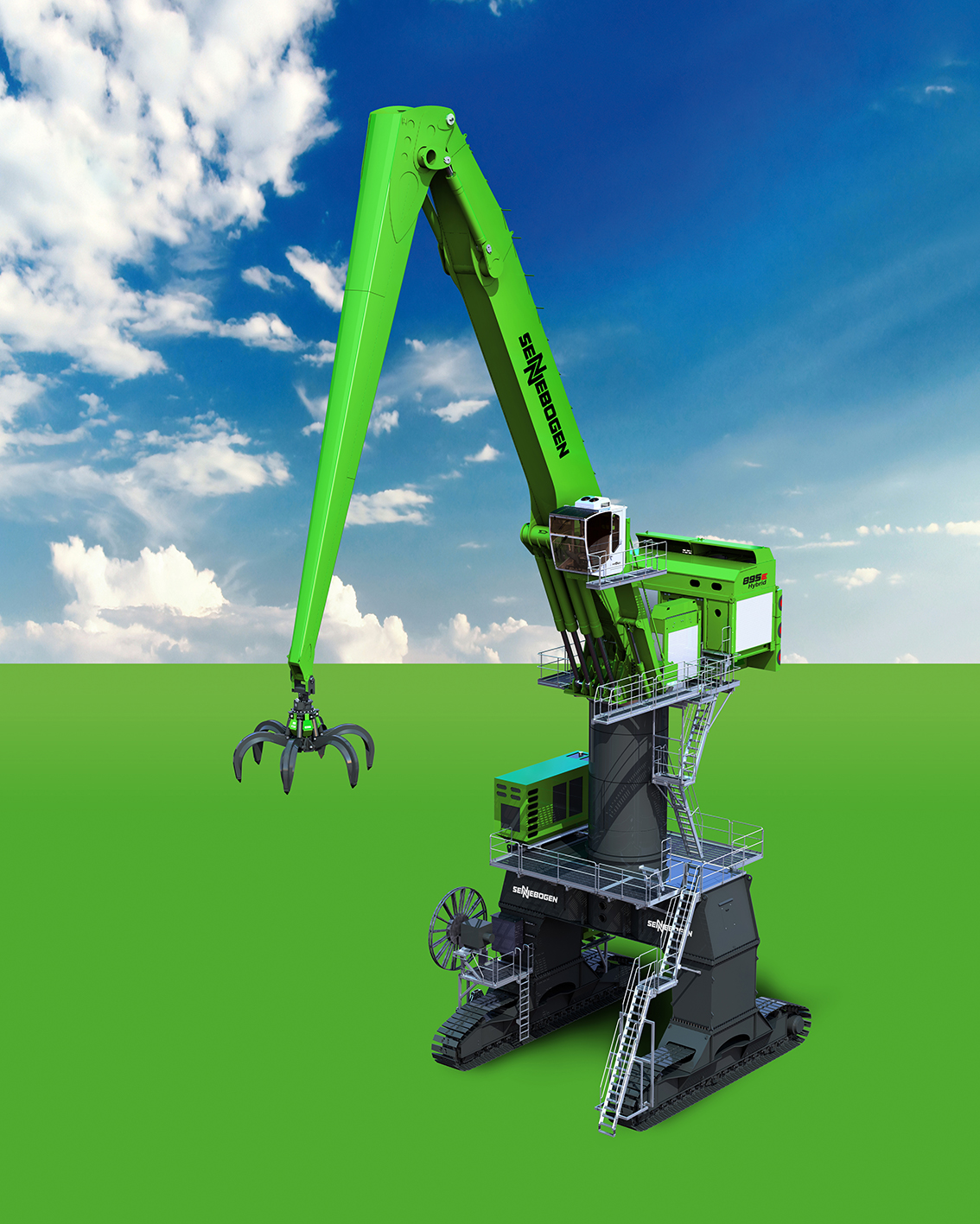 SENNEBOGEN builds world's largest material handler - 895 E - SENNEBOGEN ...