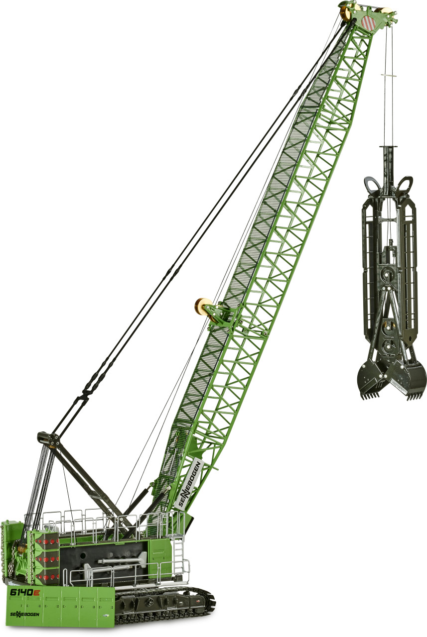 SENNEBOGEN Duty Cycle 6140 HD with diaphragm wall grab | Models | Shop ...